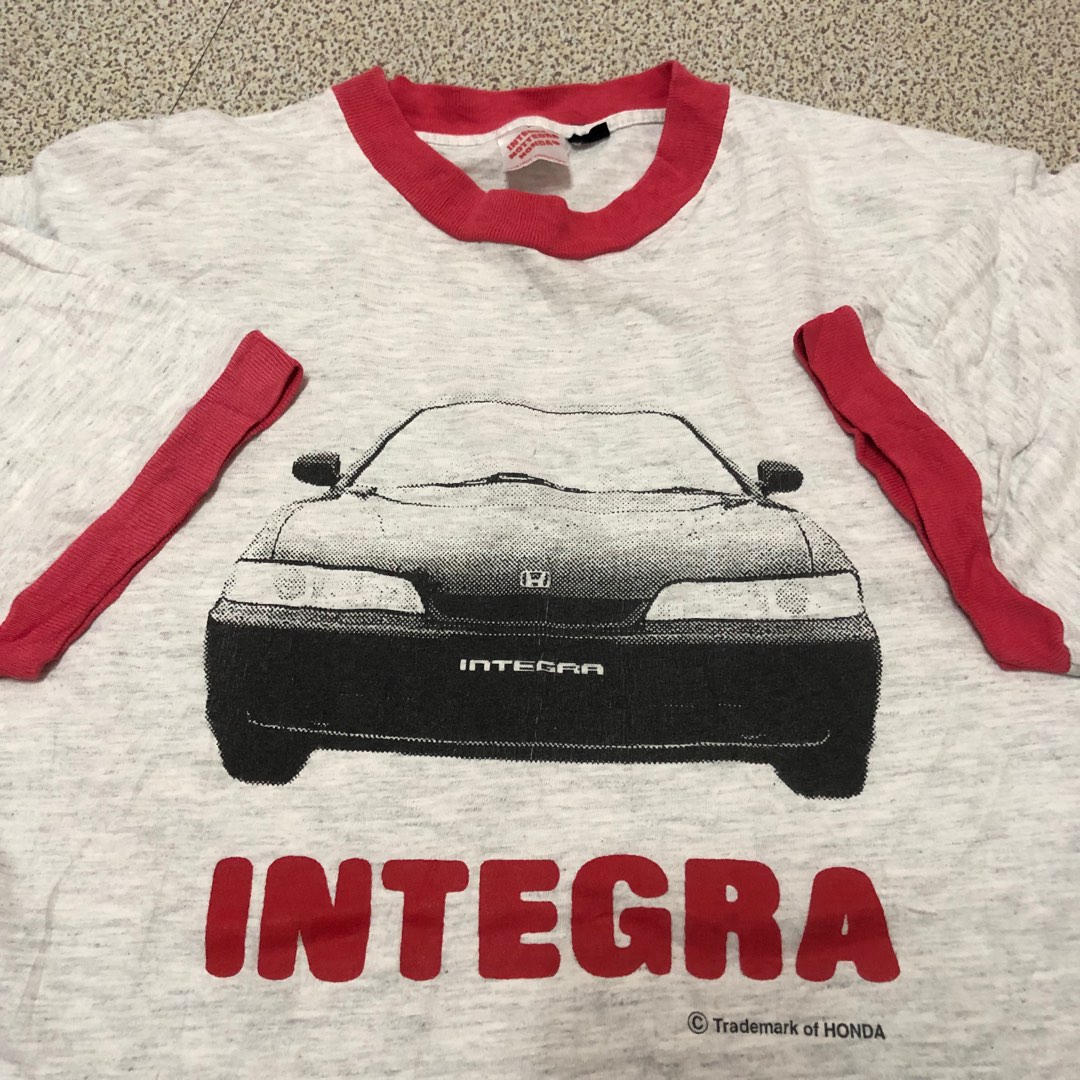 Vintage Ringer Honda Integra Shirts, Men's Fashion, Tops & Sets ...
