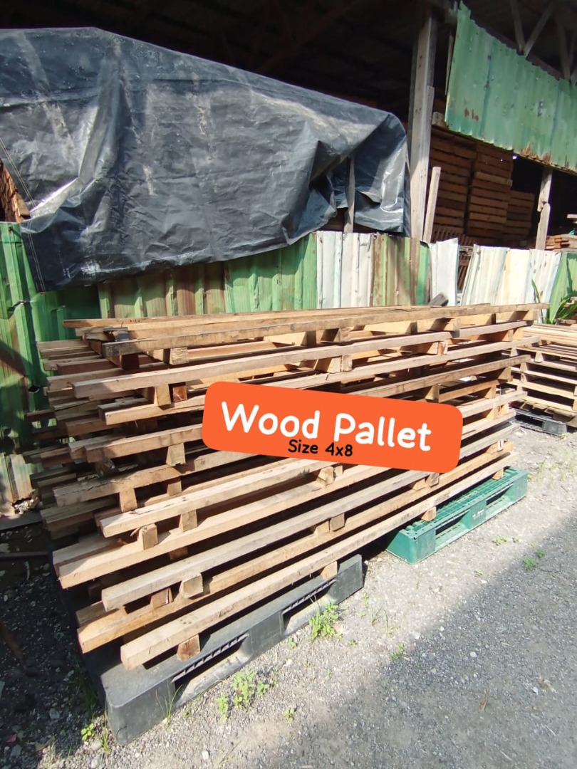 wood pallet 4x8, Furniture & Home Living, Outdoor Furniture on Carousell
