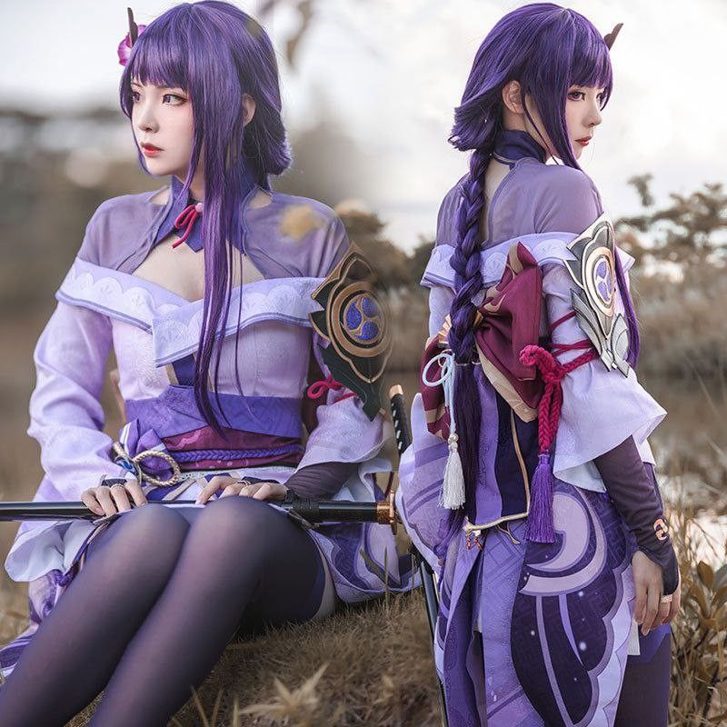 [WTS] Raiden Shogun (Genshin Impact) Cosplay + wig, Hobbies & Toys ...