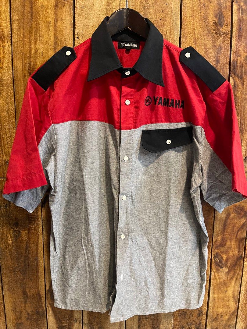 YAMAHA WORKSHIT, Men's Fashion, Tops & Sets, Formal Shirts on Carousell