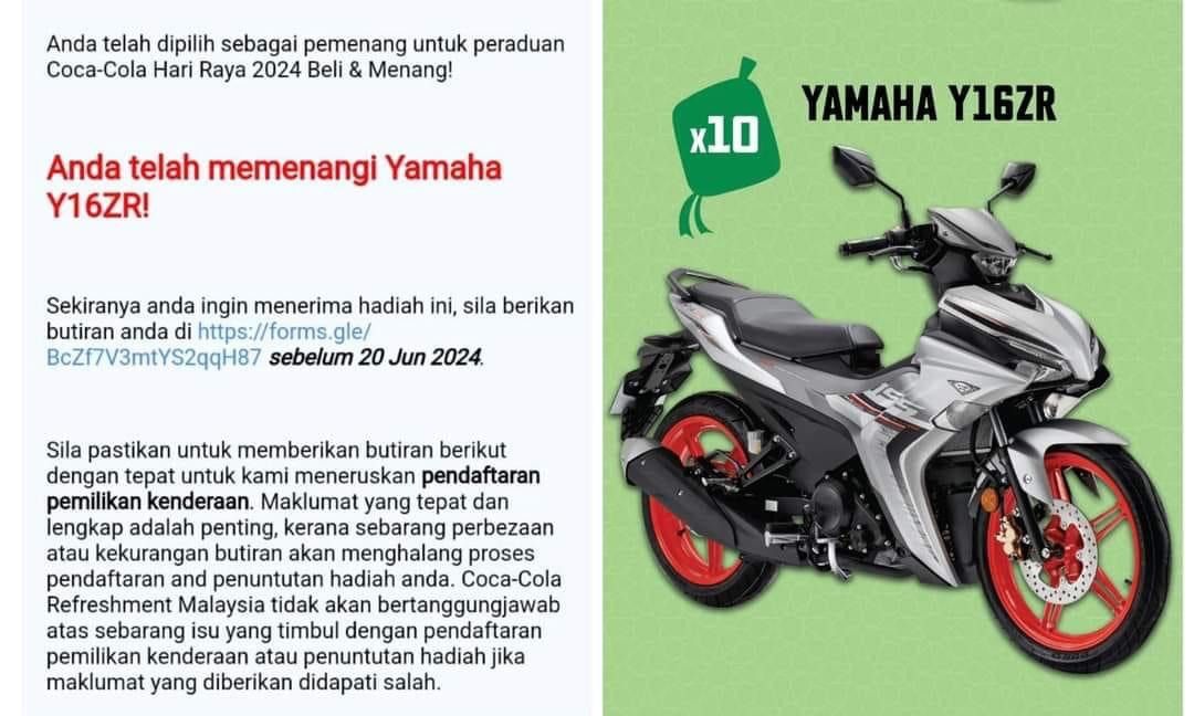 Yamaha y16, Motorbikes on Carousell