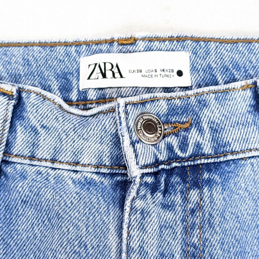 ZARA Denim Jorts, Men's Fashion, Bottoms, Shorts on Carousell