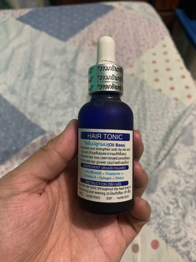 15% Minoxidil (Oil Base) with Thailand Authenticity Seal, Beauty & Personal Care, Hair on Carousell