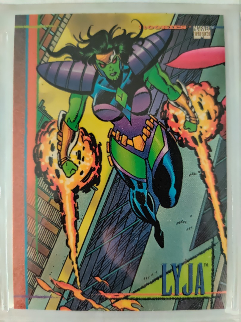 1993 SkyBox Marvel Universe Series 4 Lyja, Hobbies & Toys, Memorabilia ...