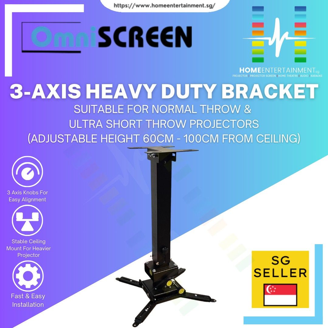 3 Axis Heavy Duty Bracket with Adjustable Height of 60cm to 100cm from ...