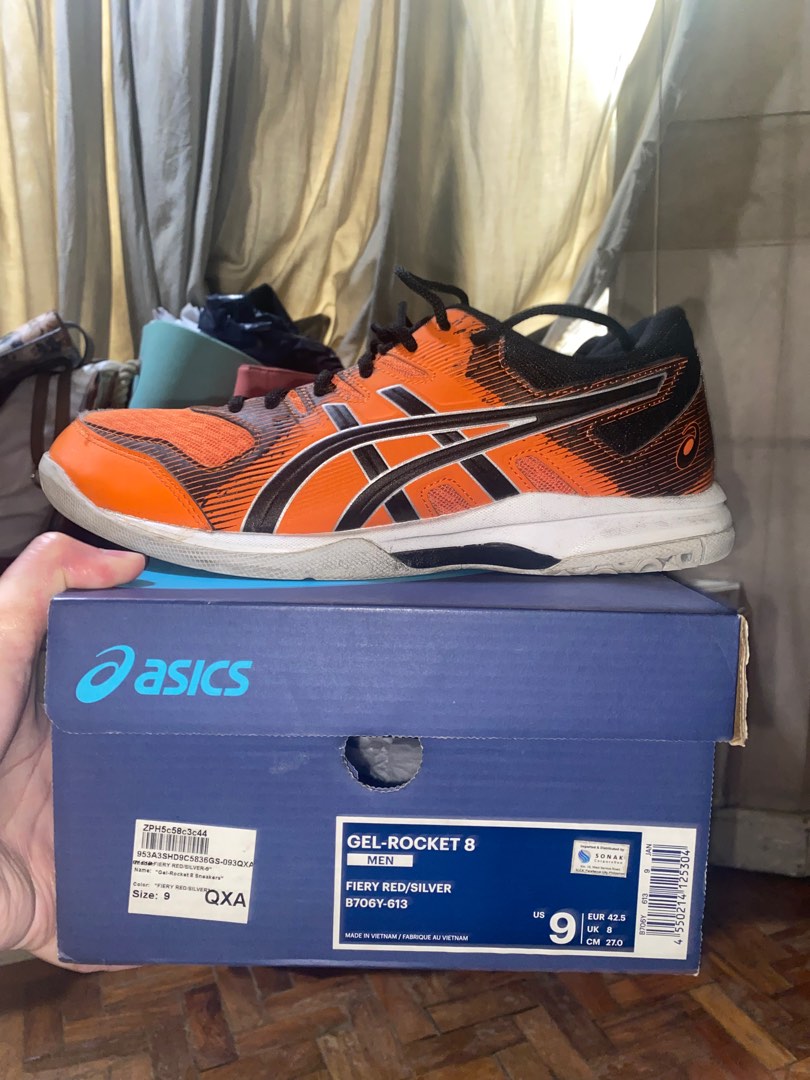 ASICS Gel Rocket Rubber Volleyball / Court Shoes US 9, Sports Equipment ...