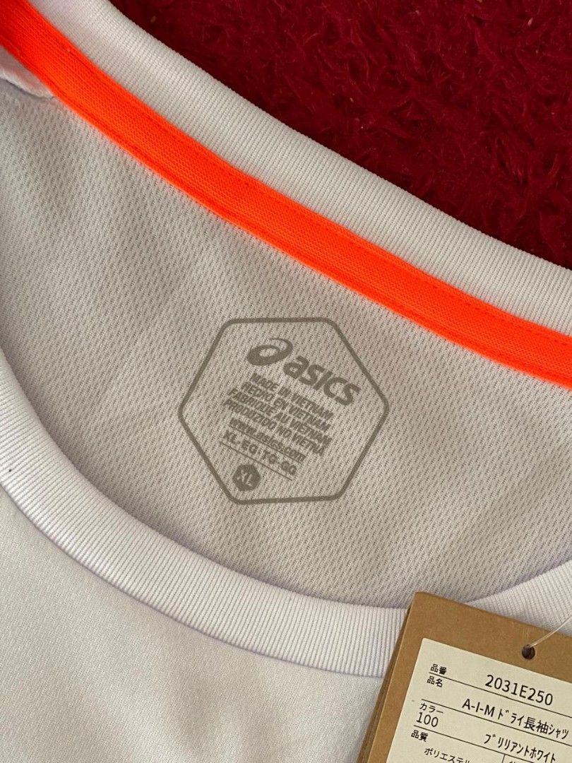 ASICS long Jersey New, Olah Raga, Baju Olahraga di Carousell