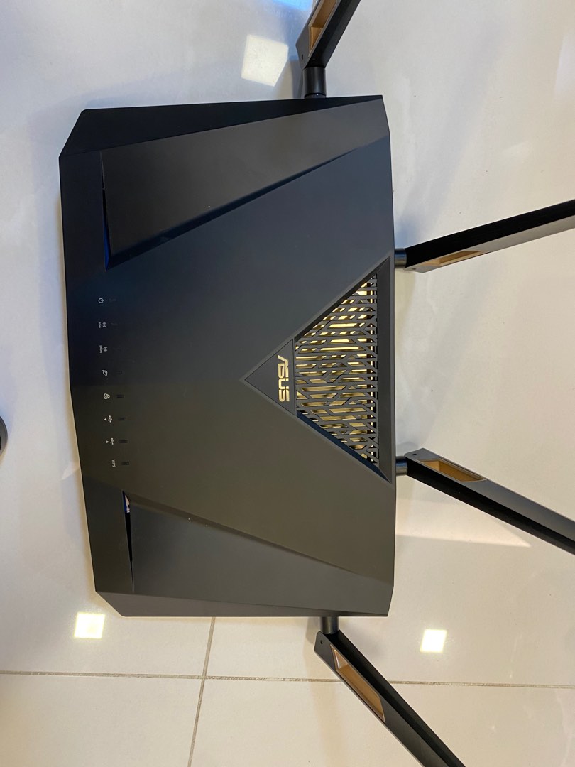 Asus wireless ax6000 dual band gigabit router, Computers & Tech, Parts ...