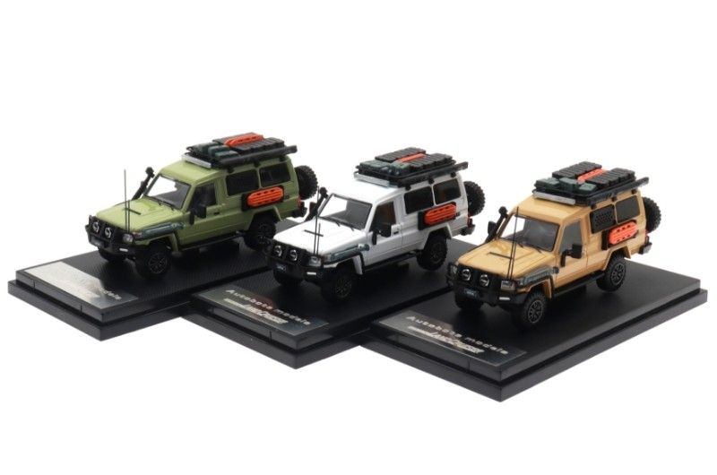Autobots Models 1:64合金模型，新車型！Land Cruiser (J70)，LC78運兵車越野改装版。首批3色預售中 ...