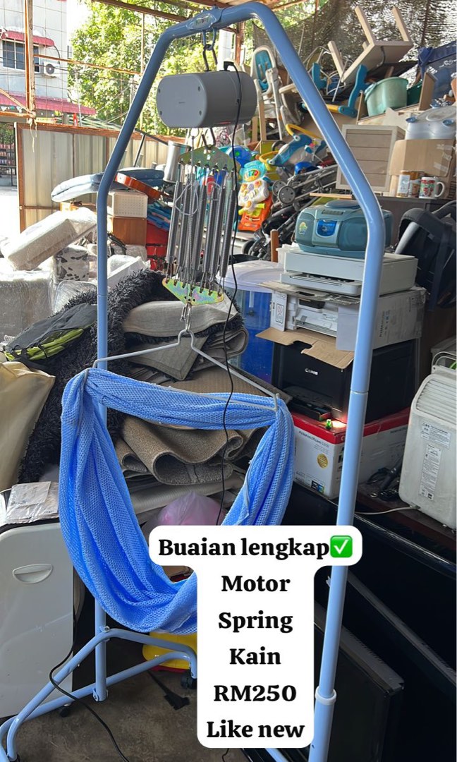 Besi buai+mesin buai+kain buai, Babies & Kids, Baby Nursery & Kids ...