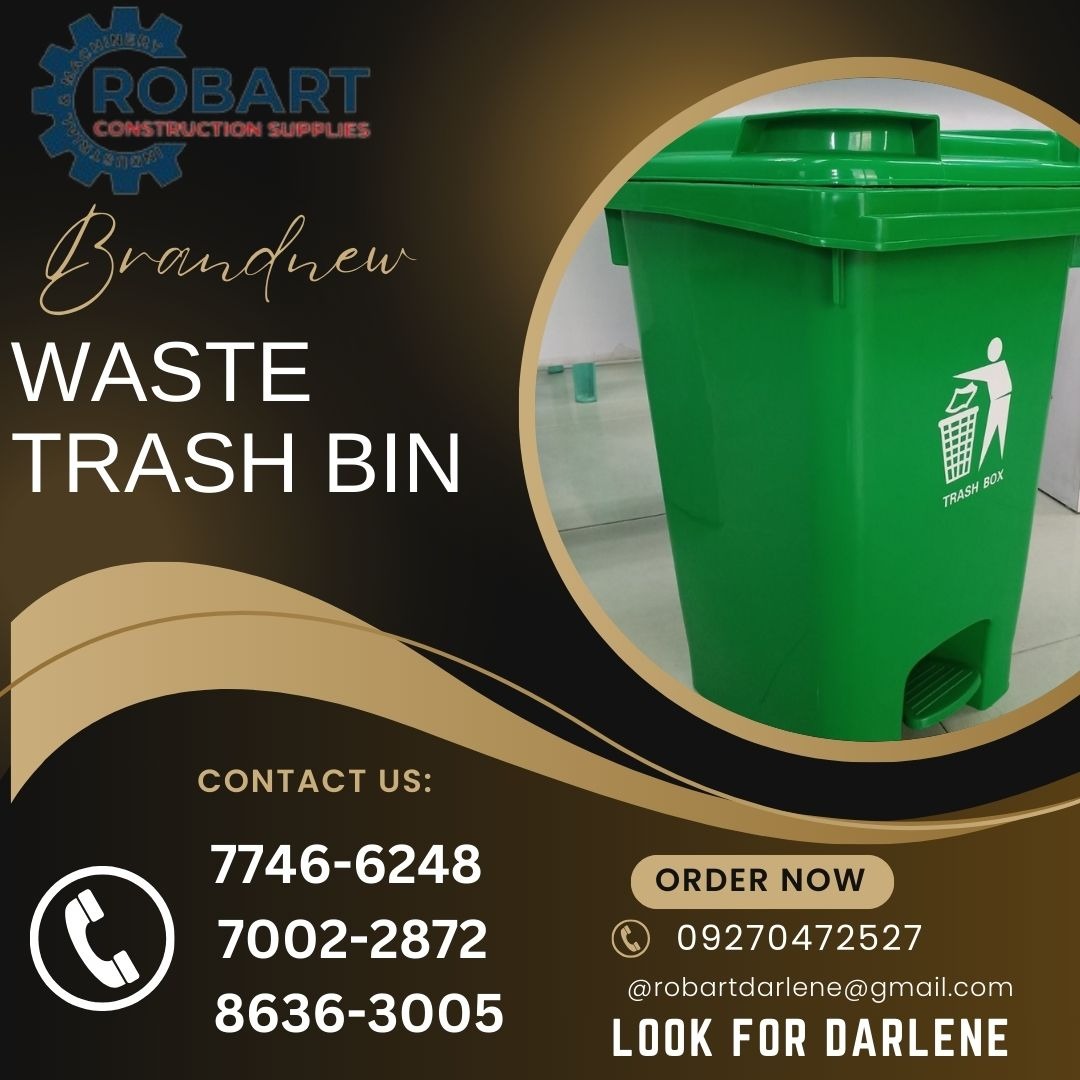 BRANDNEW WASTE TRASH BIN, Commercial & Industrial, Construction Tools ...