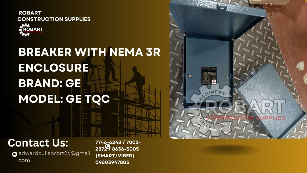 Breaker with Nema 3r Enclosure Brand: GE, Commercial & Industrial ...