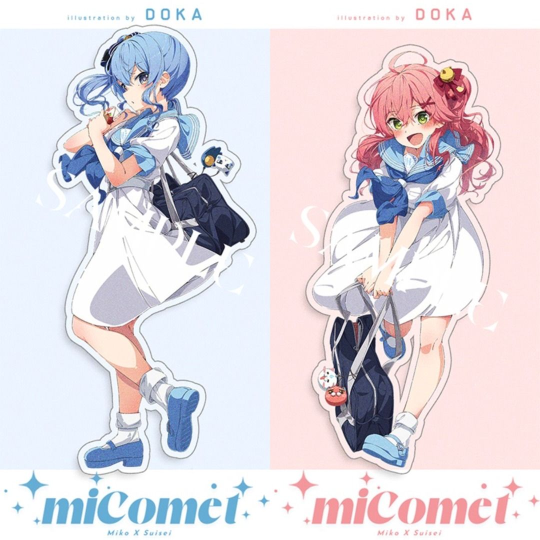 「代購」[C104] hololive 同人周邊 亞克力立牌 / 掛布 / 新刊 (TOHOORIN), 興趣及遊戲, 收藏品及紀念品, 日本明星 - Carousell