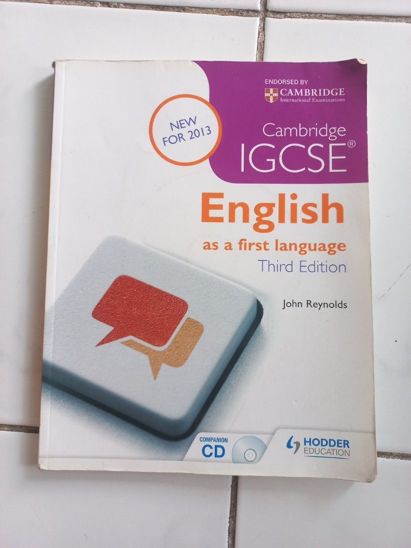 Cambridge IGCSE First Language English textbook, Buku & Alat Tulis ...