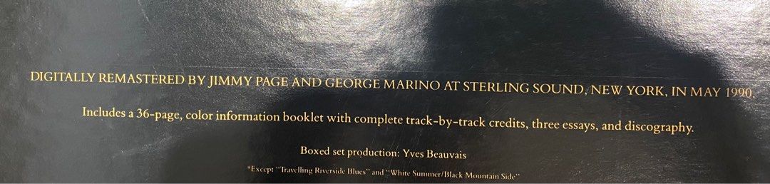 CD: rock - BOX SET Led Zeppelin- 4CD Box Set 1990 - 1st issue square ...