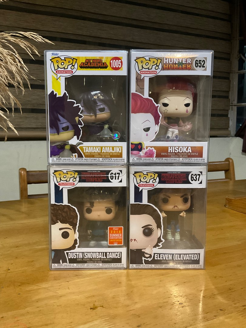 CHECK LAST PIC! Funko Pop [TAMAKI AMAJIKI, HISOKA, DUSTIN (SNOWBALL ...