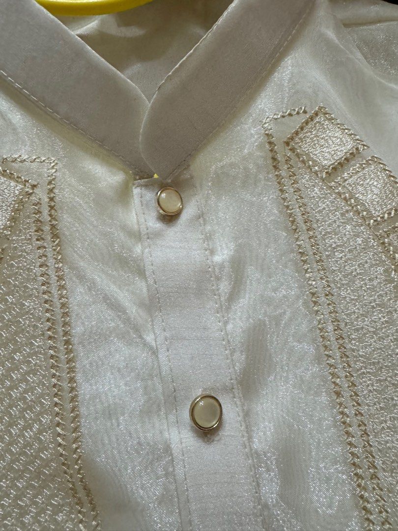 Chinese Collar Barong, Men's Fashion, Coats, Jackets and Outerwear on ...