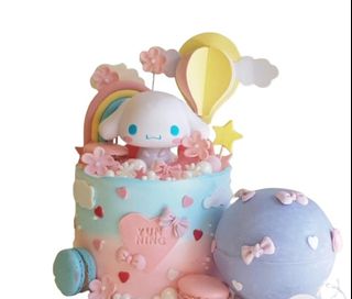 Sanrio Character Topper Cake - Kuromi/Cinamaroll/Hello Kitty/My Melody ...