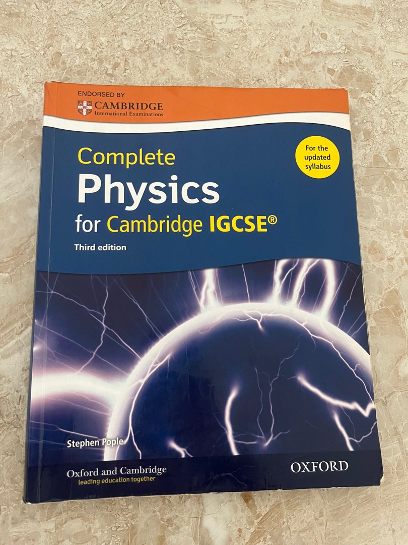 Complete Physics for Cambridge IGCSE Third Edition, Buku & Alat Tulis, Buku di Carousell