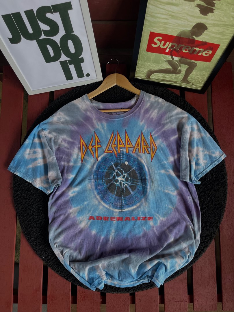 Def Leppard tye dye, Men's Fashion, Tops & Sets, Tshirts & Polo Shirts ...