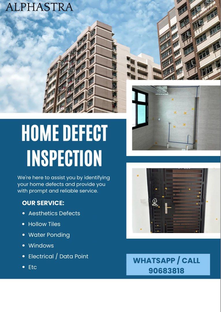 Defects inspection/check (BTO/Condo), Home Services, Others on Carousell