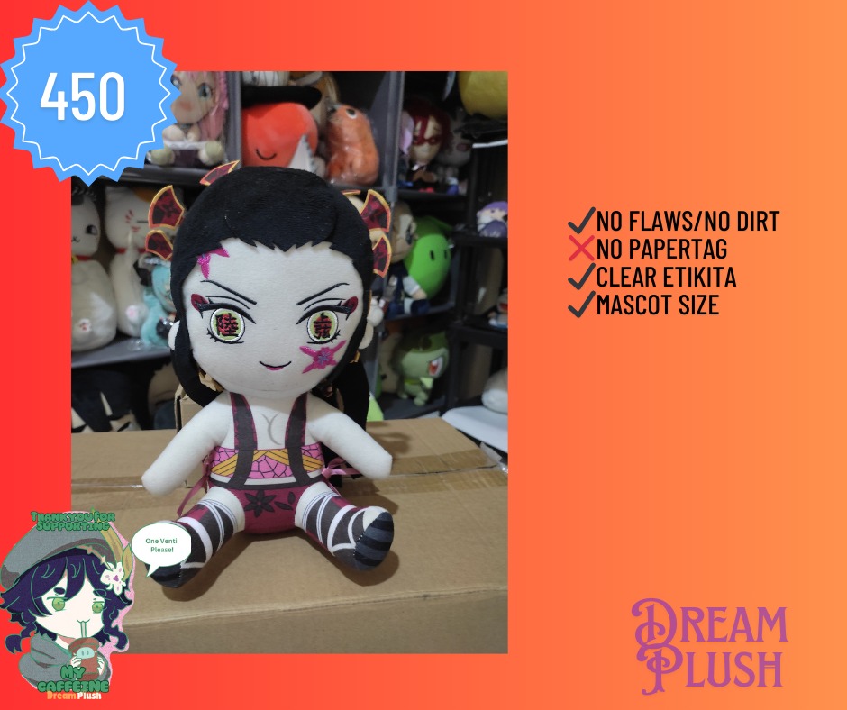 Demonslayer | Daki Sitting Plush, Hobbies & Toys, Toys & Games on Carousell