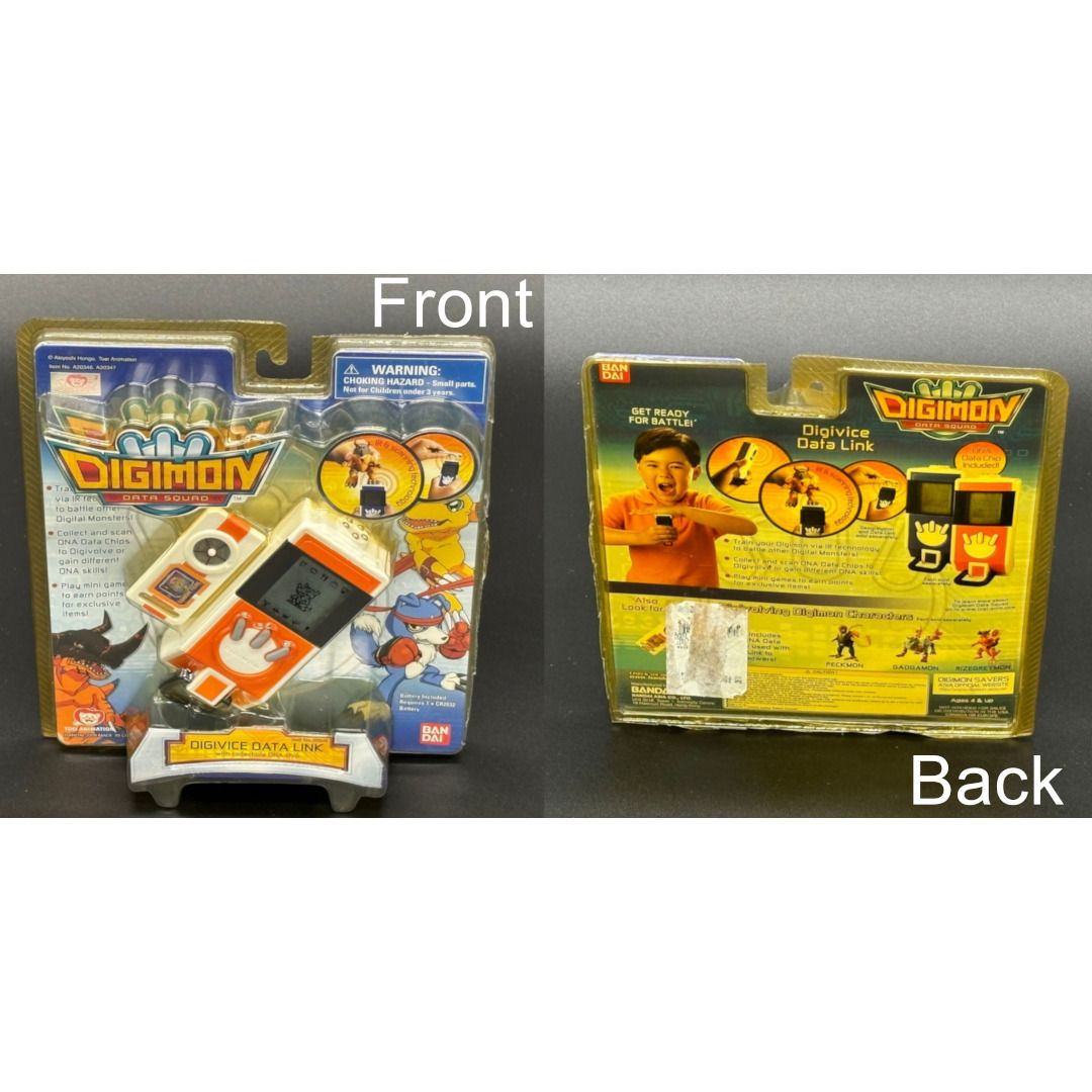 Digimon Data Squad - Data link digivice & digimon figure set, Hobbies ...