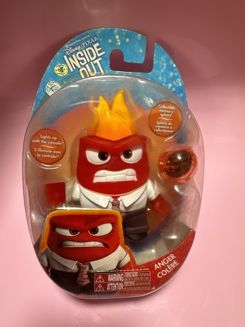 DISNEY PIXAR INSIDE OUT ANGER COLERE 玩轉腦朋友, 興趣及遊戲, 玩具 & 遊戲類 - Carousell
