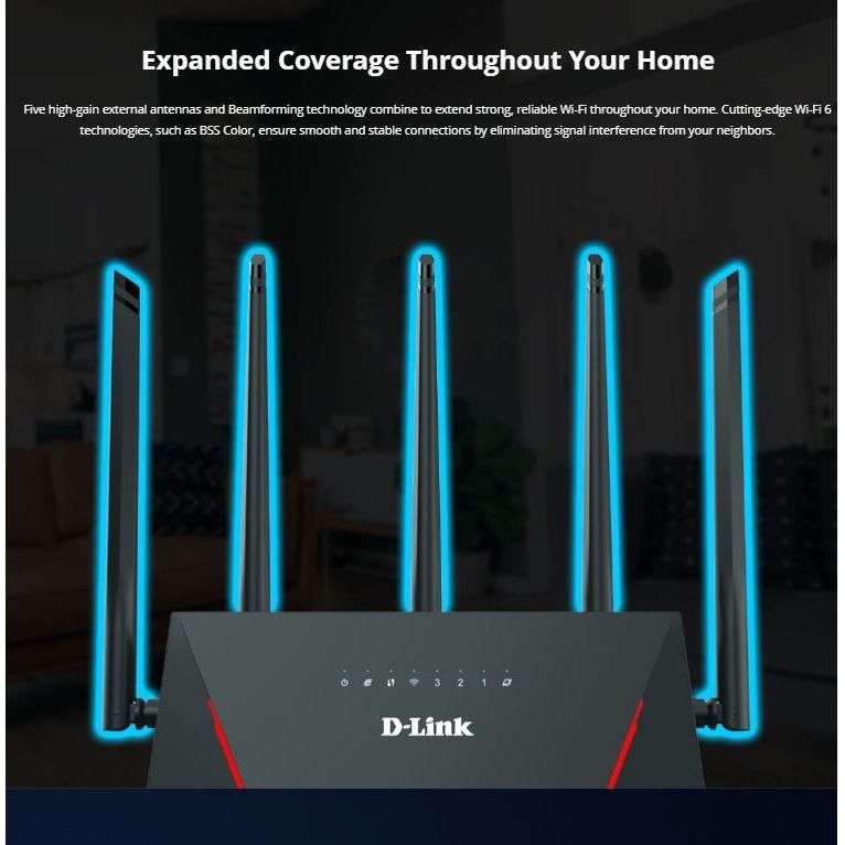 D-Link DIR-X3000Z AX3000 WiFi 6 Mesh Gigabit Wireless Wifi Router, Computers & Tech, Parts ...