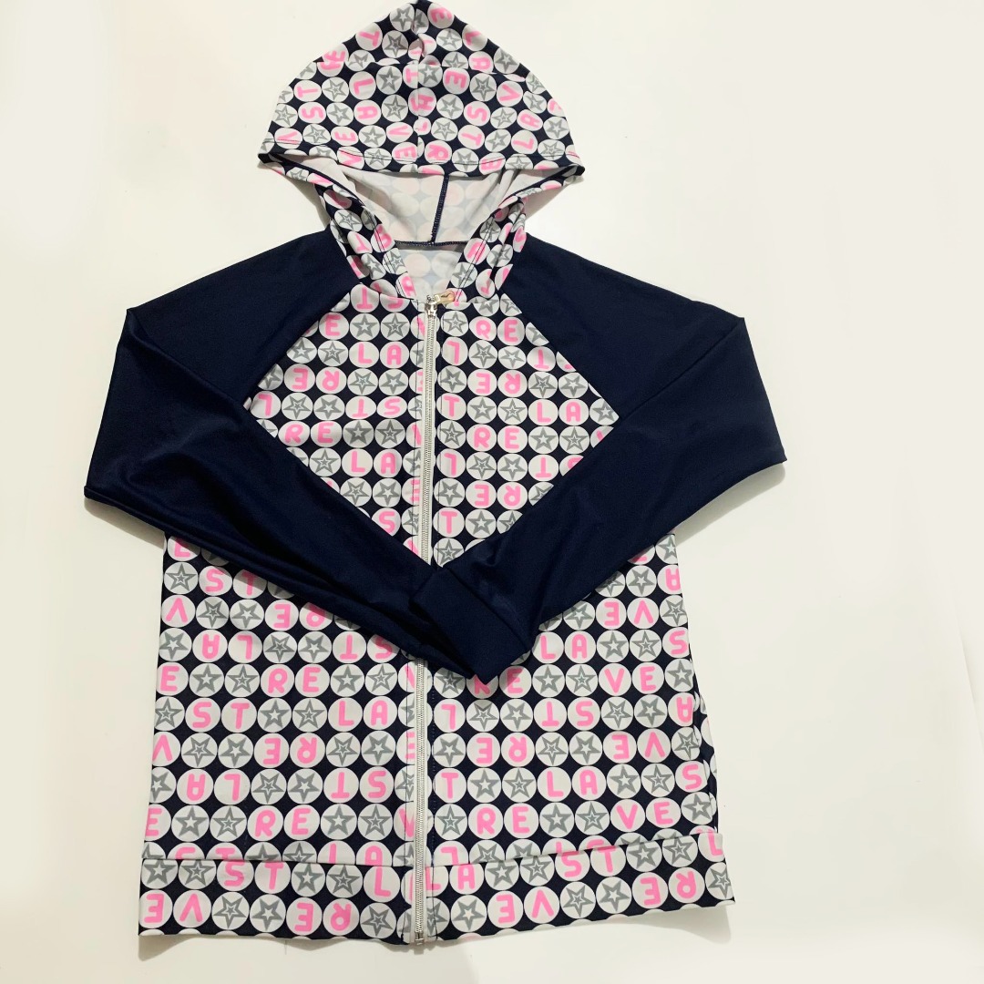 (Medium) Everlast Rash Guard (Full-zip with hoodie), Women's Fashion ...