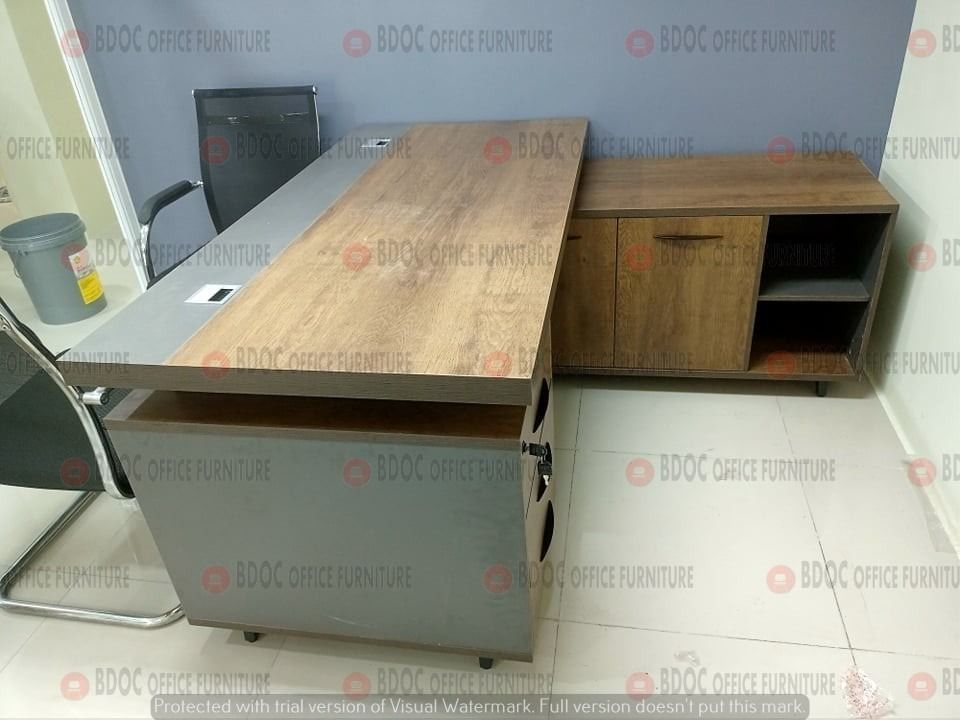 Executive Table / Boss Table / L-shape Office Table / Office Partition ...