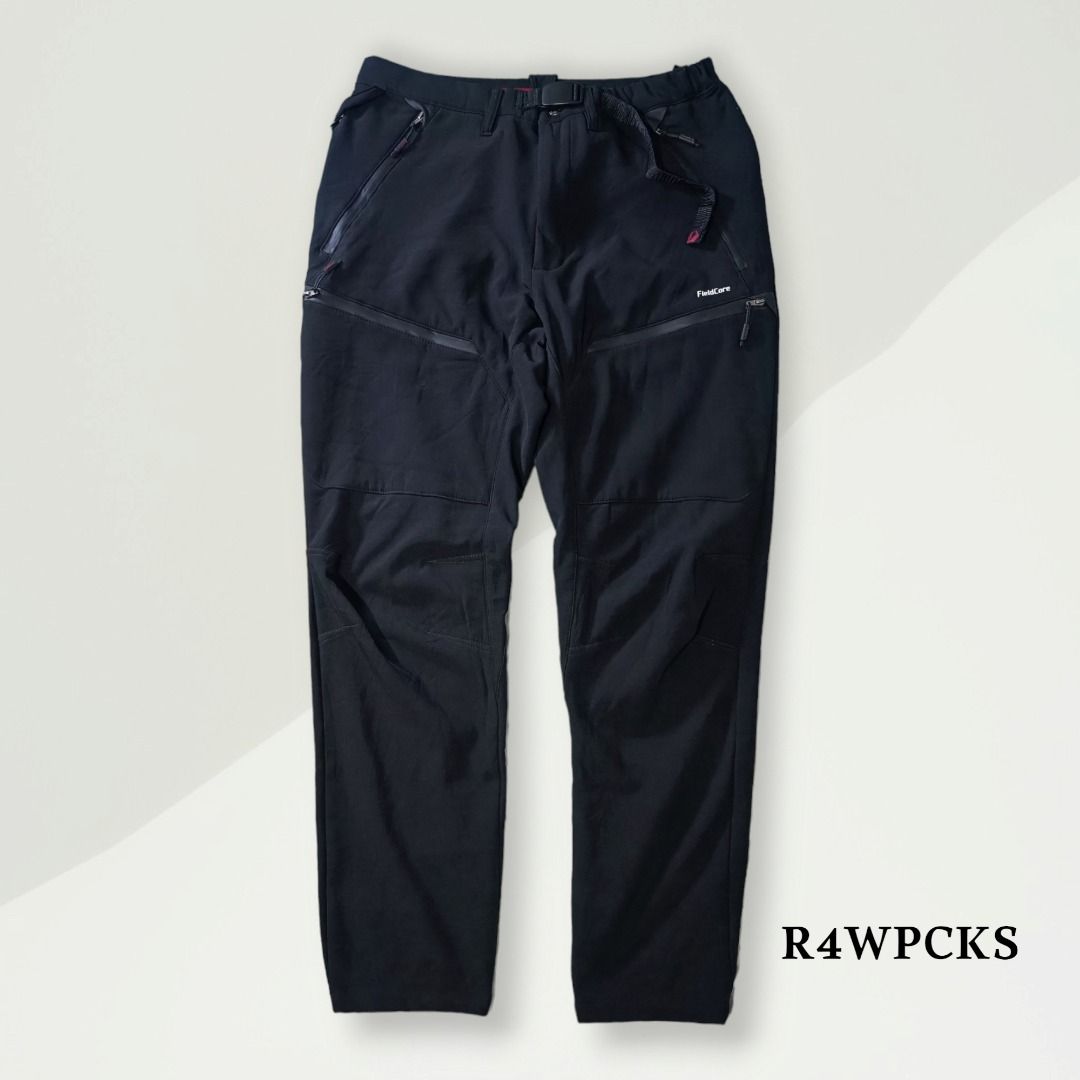 FIELD CORE BLACK CARGO TACTICAL UTILITY FLEECE LINED WATER REPELLENT ...