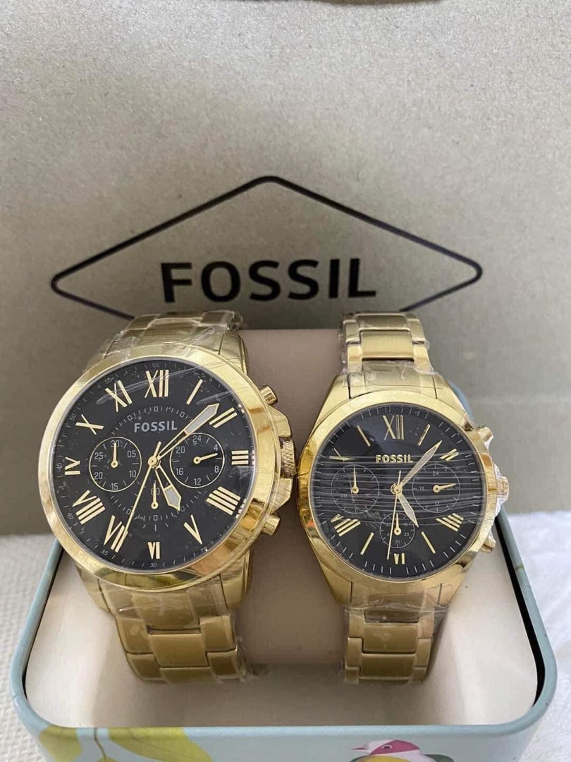 Fossil Couple watch, Luxury, Watches on Carousell