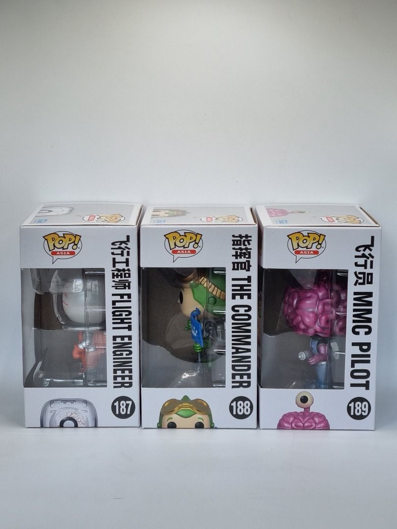 Funko Mission Control MMC Pilot The Commander Flight Engineer Set ...