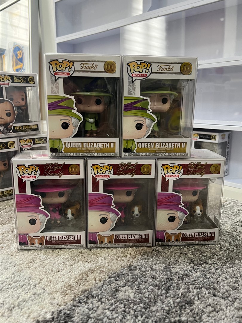 Funko pop queen elizabeth take all 5k each 1200, Hobbies & Toys, Toys ...