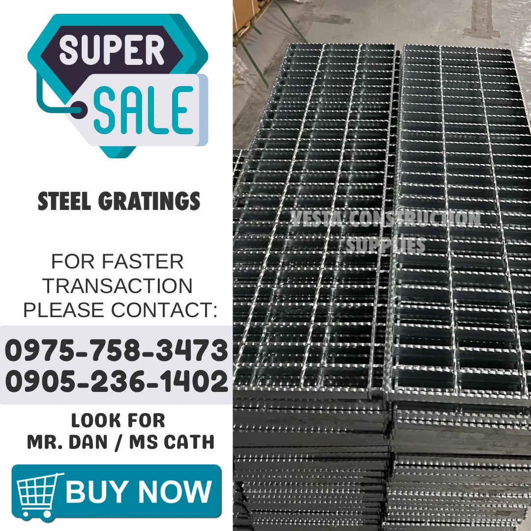 Galvanized Steel Gratings, Commercial & Industrial, Construction Tools ...