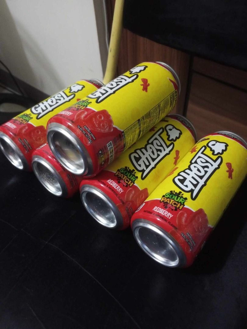 GHOST Energy Drink - Sour Patch Kids Redberry, 16oz - Energy & Focus ...