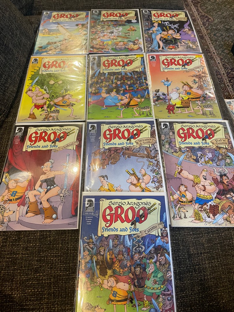 GROO Friends and Foes 1 to 10 Series Dark Horse Comics, Video Gaming ...