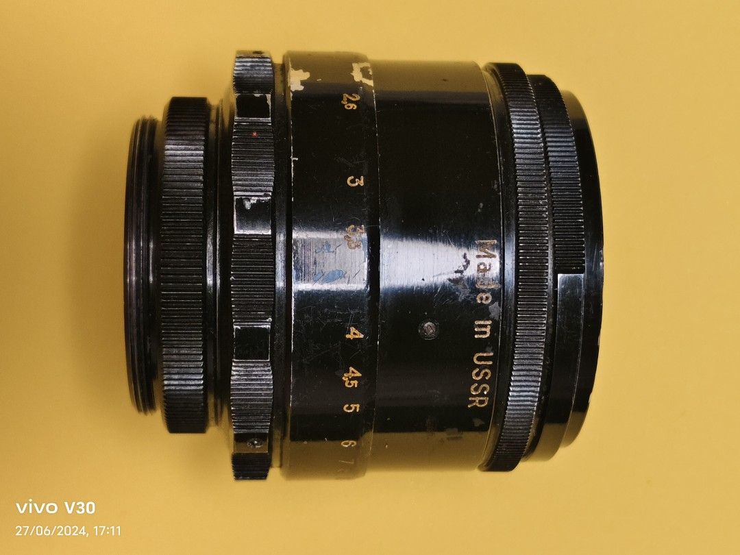 Helios 44-2 KMZ ULTIMATE BLACK copy serial number N0054660, Photography ...