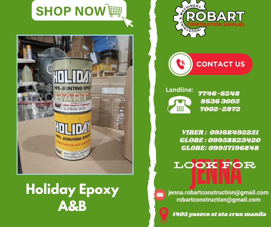 Holiday Epoxy A&B liter , 4li, Commercial & Industrial, Construction ...