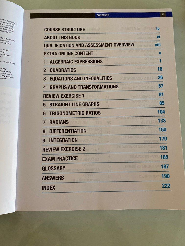 IAL Pearson original P1 mathematics textbook for sale, Hobbies & Toys ...