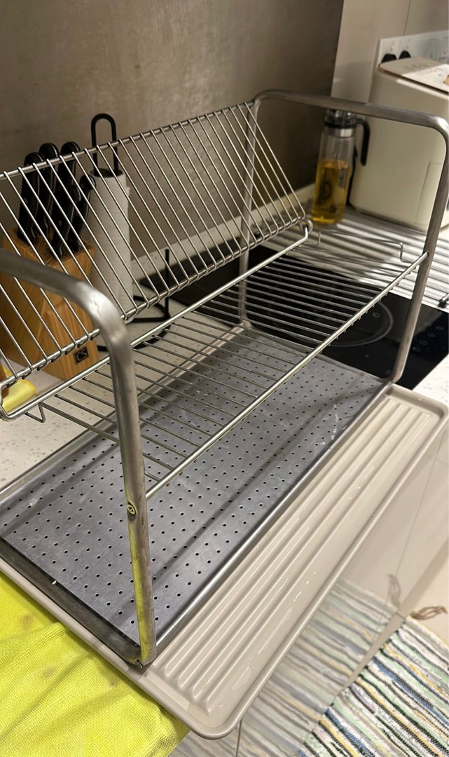 IKEA Dish Drying Rack + Tray, Furniture & Home Living, Kitchenware ...