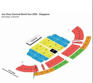 Jay Chou Carnival World Tour 2024 (Cat 1), Tickets & Vouchers, Event ...