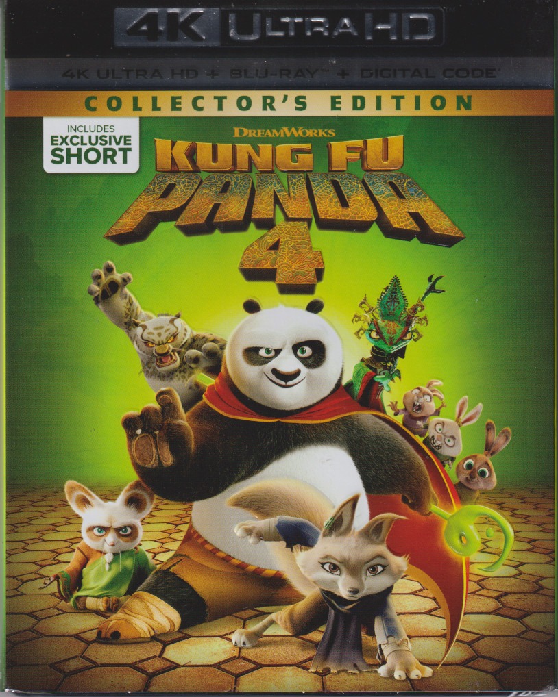 Kung Fu Panda 4 (Slipcover) Blu ray / Bluray, Hobbies & Toys, Music & Media, CDs & DVDs on Carousell