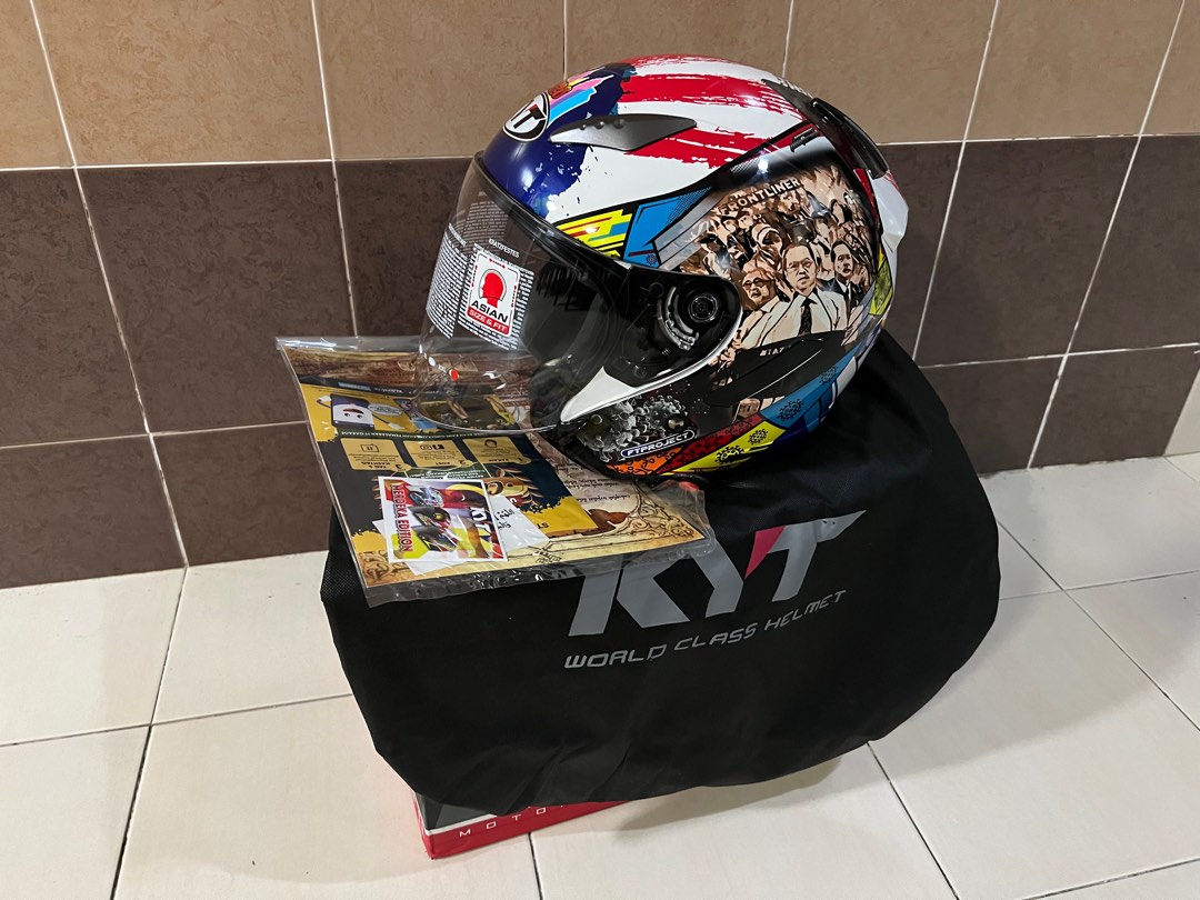 KYT Ft Frontliner XXL, Motorbikes on Carousell