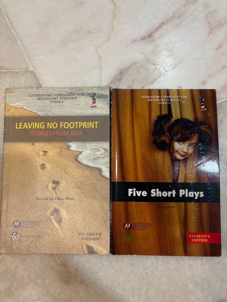 LEAVING NO FOOTPRINT AND FIVE SHORT PLAYS, Hobbies & Toys, Books & Magazines, Textbooks on Carousell