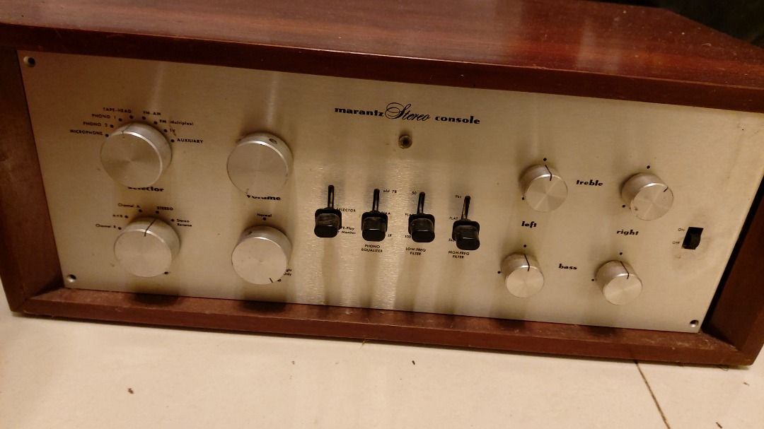 Marantz Model 7 preamplifier 原創117v版本 真空管前級擴大機 不開機, 耳機及錄音音訊設備, 其他音響配件及設備在旋轉拍賣