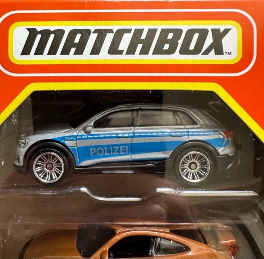 MATCHBOX AUTOBAHN EXPRESS V Audi E-Tron Porsche 911 GT3 2019 Fiat 500 ...