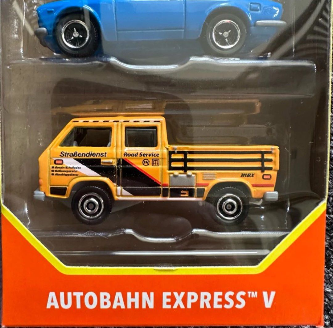 MATCHBOX AUTOBAHN EXPRESS V Audi E-Tron Porsche 911 GT3 2019 Fiat 500 ...