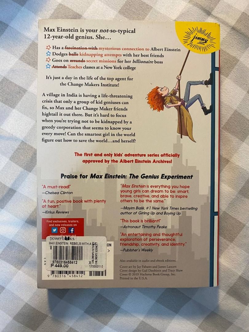 Max Einstein Rebel with a Cause by James Patterson and Chris ...